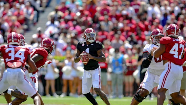 Late Kick: Alabama shows they have an underrated quarterback room ...