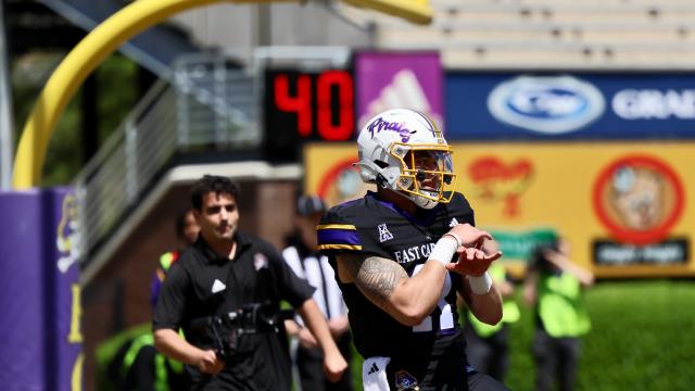 QB Jake Garcia recaps spring game, talks transition to ECU
