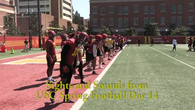 Sights and sounds from USC's final spring football practice before the ...