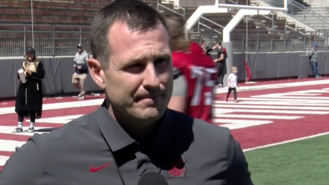 1 minute with Jake Dickert on scrimmage standouts