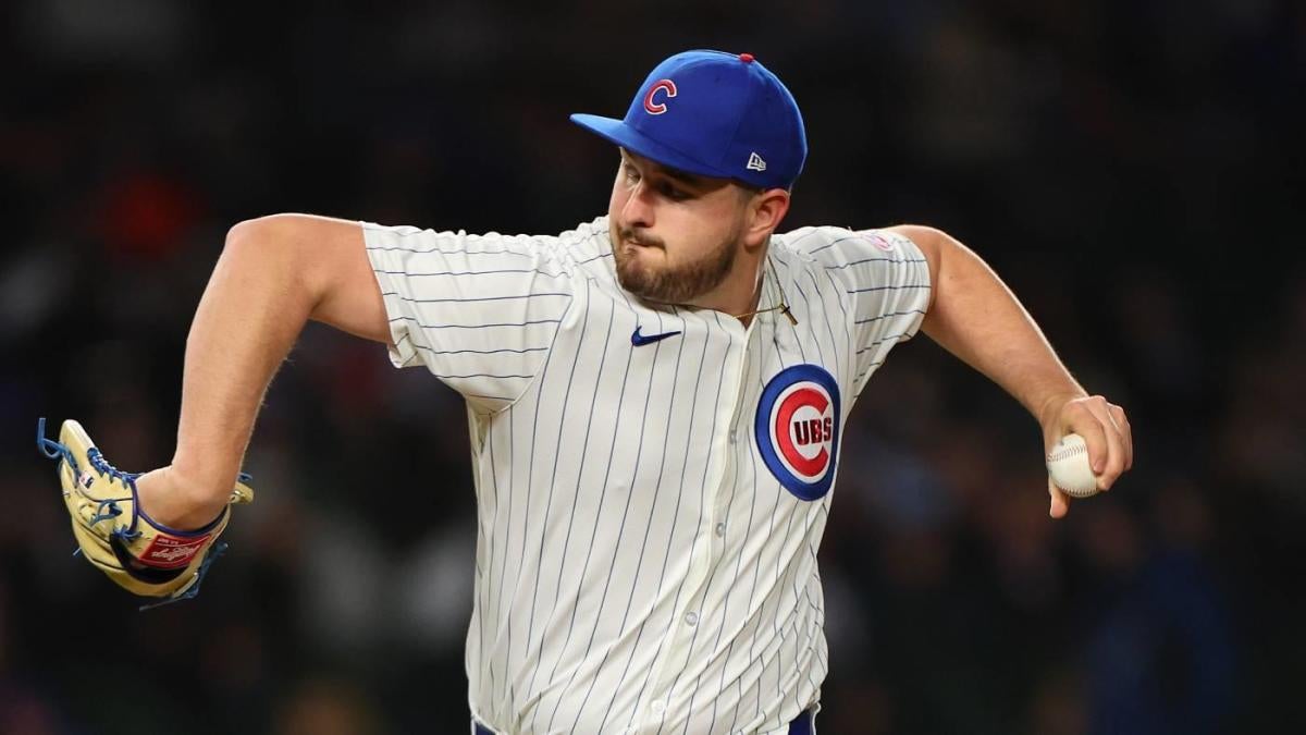 Cubs reliever Luke Little had to change his glove due to an American ...
