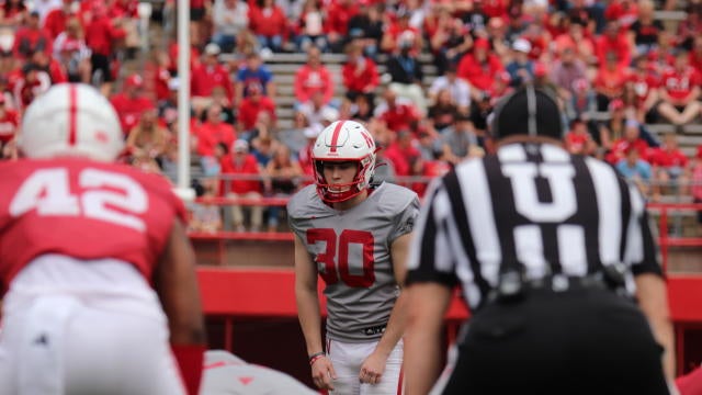 Nebraska kicker Tristan Alvano works to improve in his sophomore season