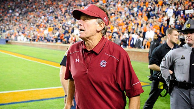 \What happened at the end of the Spurrier era at South Carolina?