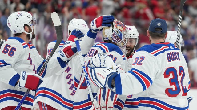 Rangers score the game-winning goal in overtime in Game 3 of Eastern ...