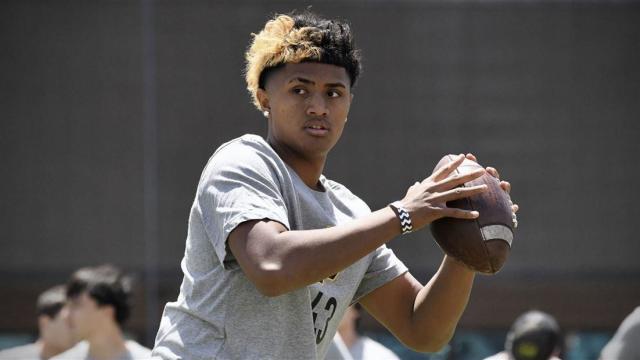 Jaron Keawe Sagapolutele - Campbell HS - Vegas Elite 11 Regional