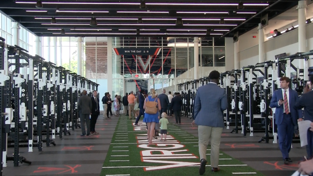 Sights and sounds from the grand opening of the new Virginia Football ...
