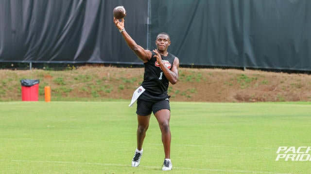 NC State QB Commit Will Wilson throwing at Dave Doeren Camp 2024