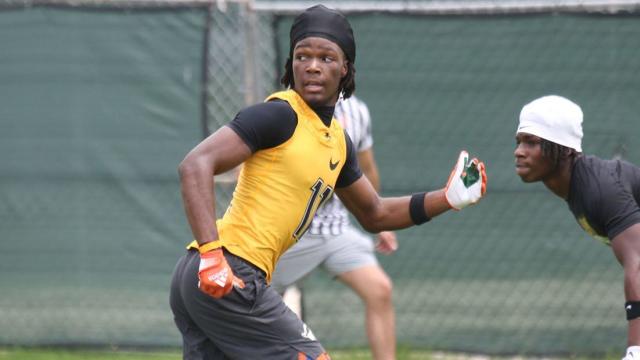 2026 WR Brandon Bennett at Miami 7-on-7 camp