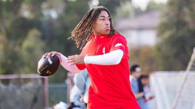 One-on-One with Nebraska commit TJ Lateef | Elite 11 Finals