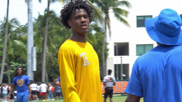 2026 WR Calvin Russell at Miami 7-on-7 camp