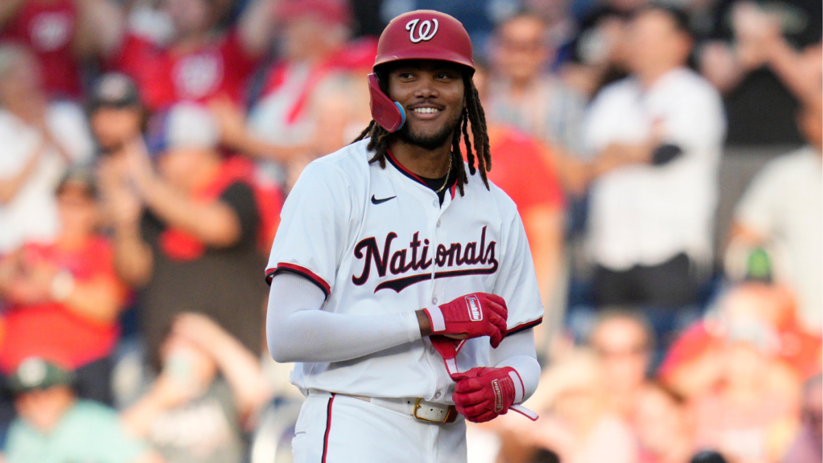 WATCH: Nationals' James Wood hits first career MLB home run vs ...
