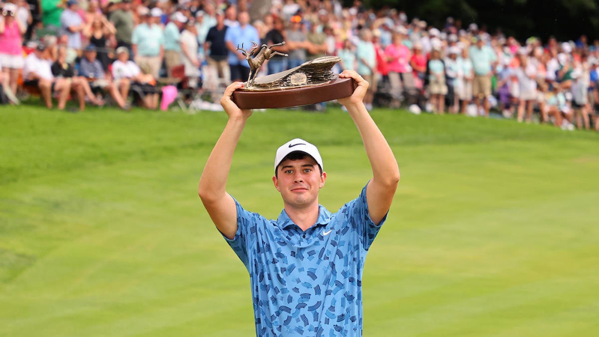 Davis Thompson Gets Emotional After Winning 1st Career PGA Tour Event ...