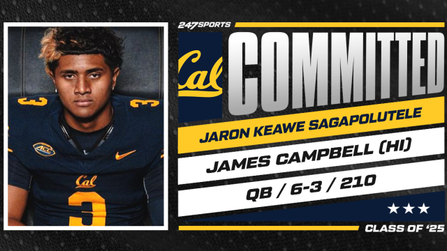The moment QB Jaron Keawe Sagapolutele committed to Cal The moment QB Jaron Keawe Sagapolutele committed to Cal
