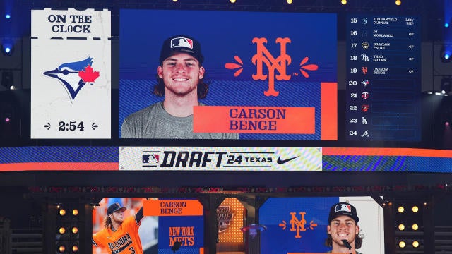 MLB Draft Update: Mets Select Carson Benge With No. 19 Overall Pick