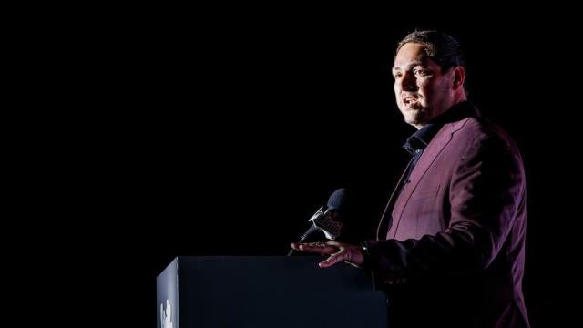Mississippi State Coach Jeff Lebby at SEC Media Days