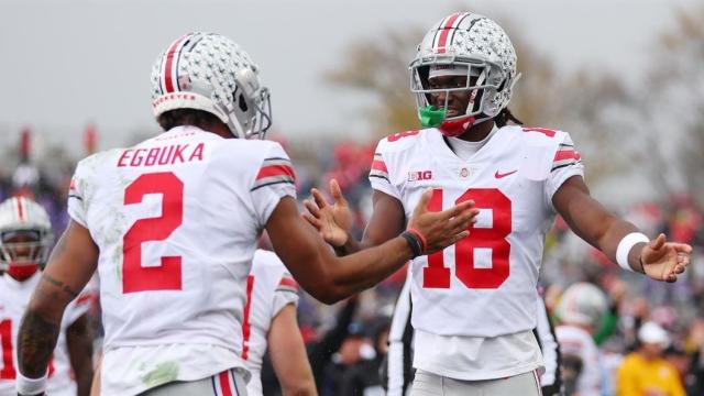 Ohio State WR Emeka Egbuka on season expectations, wide receiver room ...