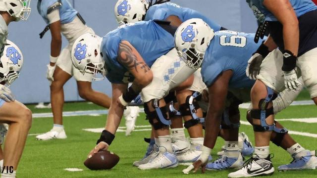 Offensive Line Progress Key to UNC's Season