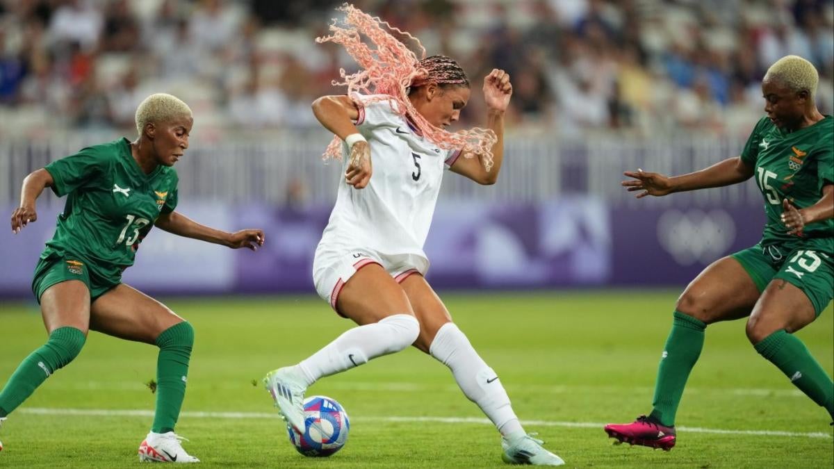 2024 Paris Olympics: USWNT's Trinity Rodman scores after ridiculous ...