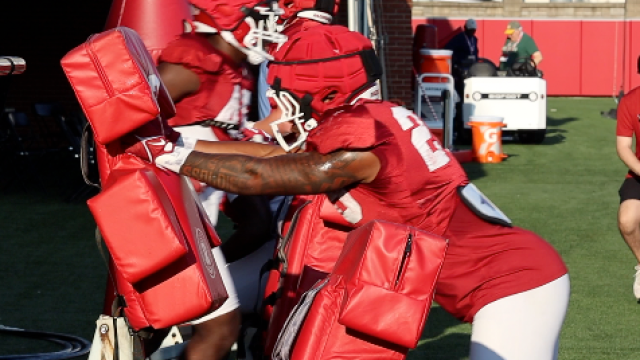 The satisfying sound of Razorback fall camp