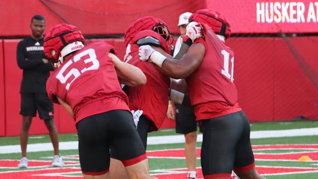 Nebraska's defensive line flexes proven depth in fall camp