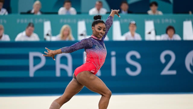 Simone Biles Wins Silver Medal In Floor Exercise