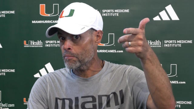 Miami's Alex Mirabal reviews first week of fall practices