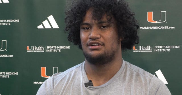 Miami's Francis Mauigoa on offseason recovery and competition in ...