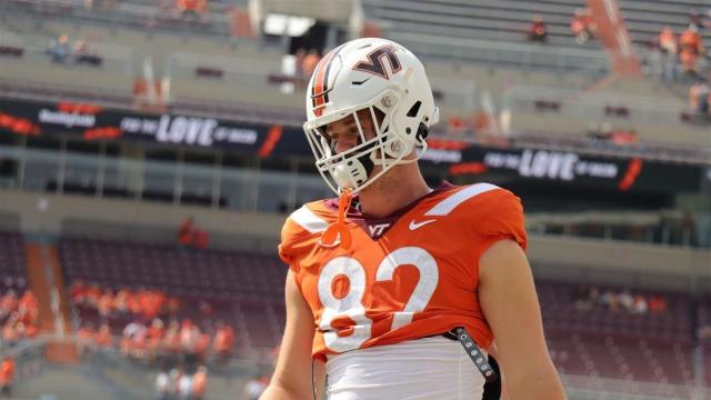 Stu Holt impressed with Benji Gosnell, TE room at Virginia Tech