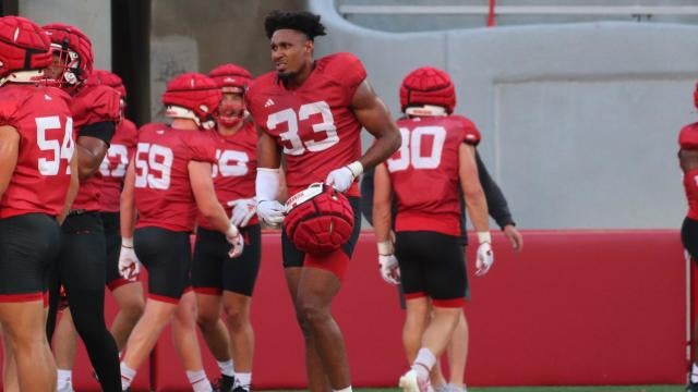 Who is standing out at inside linebacker on Nebraska's defense?