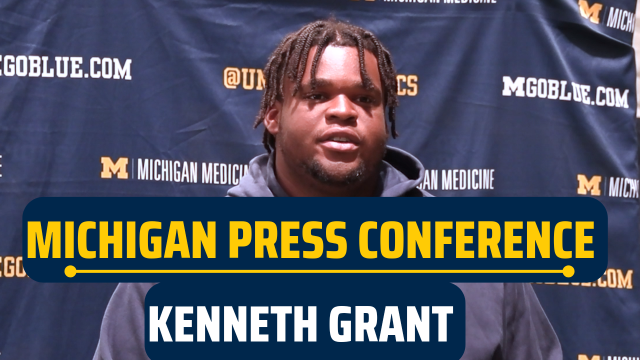 University of Michigan Defensive Lineman Kenneth Grant
