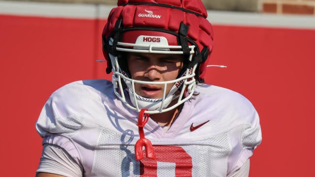 Luke Hasz and Landon Jackson discuss Arkansas' scrimmage