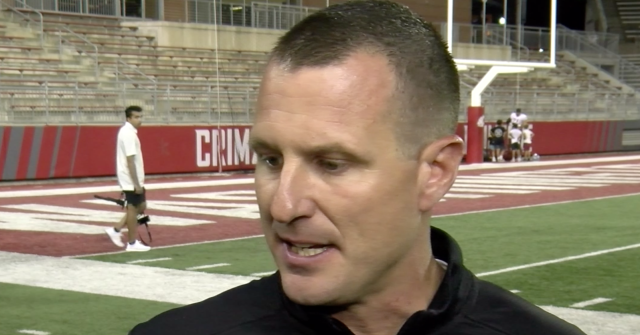 90 seconds with Jake Dickert on running back battle and helmet ...