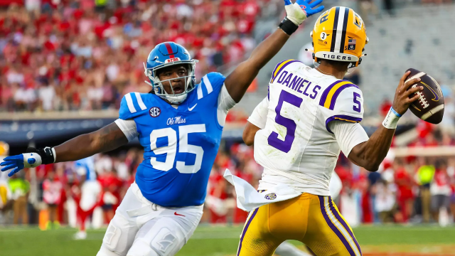 Akelo Stone talks Ole Miss defensive line, personal goals