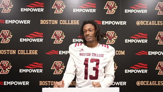 Dino Tomlin on the wide receiver room and Boston College fall camp