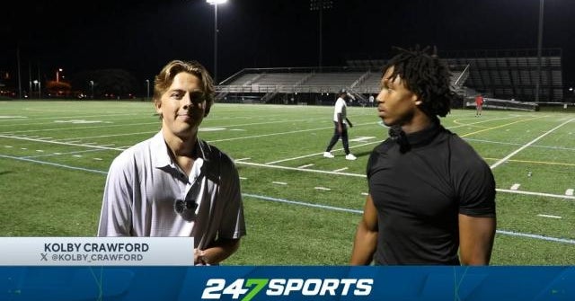 Kolby Crawford catches up with 2026 LB Ike Simmons - 247Sports