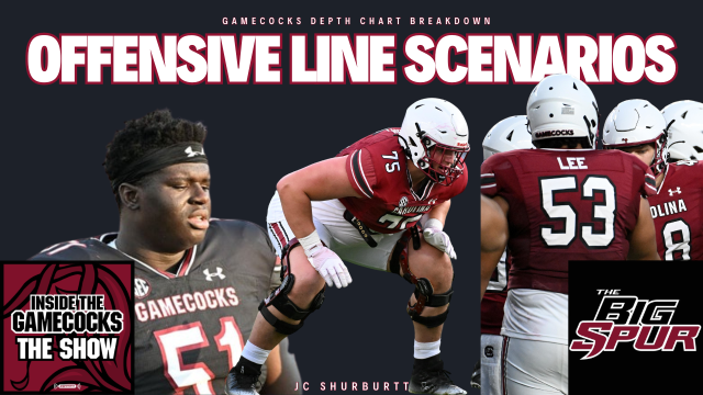 South Carolina offensive line scenarios