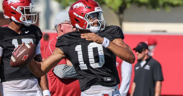 Taylen Green on first game as a Razorback - 247Sports