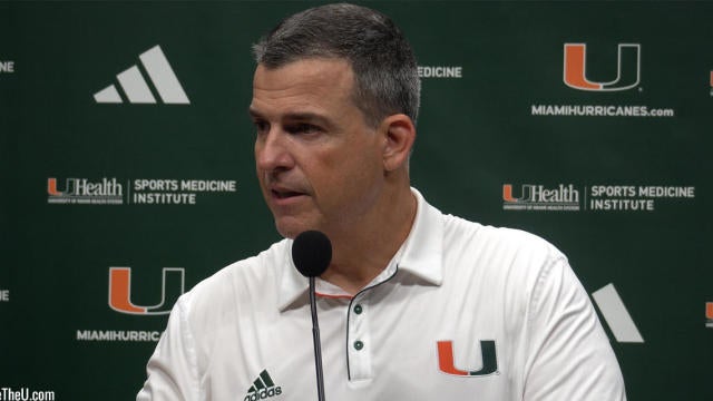 Miami's Mario Cristobal's opening remarks following win over Virginia Tech