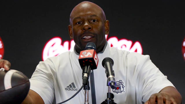 Fresno State coach Tim Skipper reacts to 46-30 win over Sac State