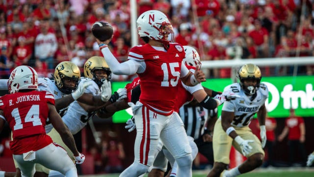 Nebraska quarterback Dylan Raiola playing at high level