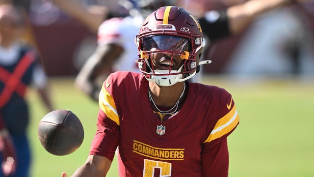 Jaden Daniels Leads GW Drive, Gets First NFL Win