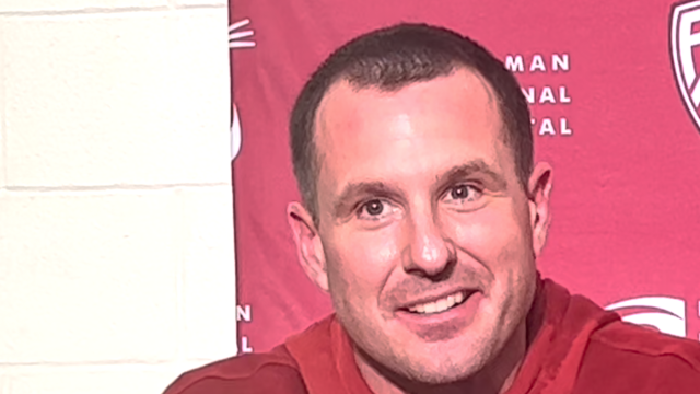 1 minute with Jake Dickert on possibly retiring Apple Cup trophy