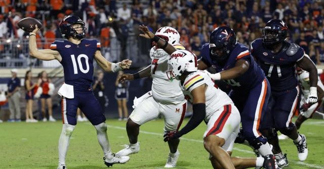 Virginia QB Anthony Colandrea on moving forward from Maryland loss ...
