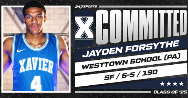Xavier lands commitment from 2025 sharpshooter Jayden Forsythe - 247Sports