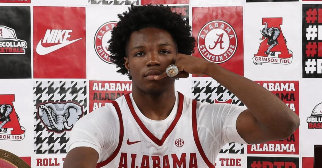 The moment 4-star PF London Jemison committed to Alabama - 247Sports
