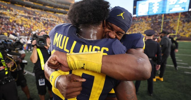 MUST SEE: Incredible 63-yard run by Michigan's Kalel Mullings set up ...