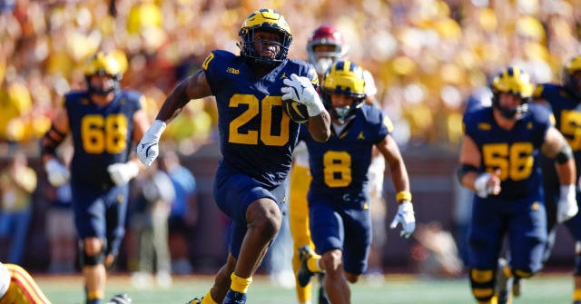 Kalel Mullings shines in Michigan's huge win over USC | The 105 - 247Sports