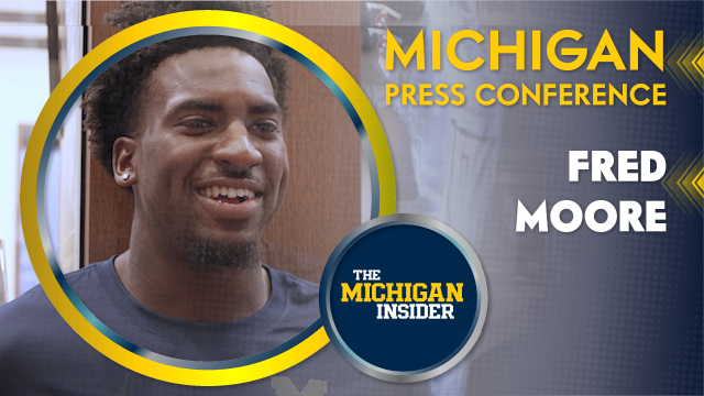 Michigan WR Fred Moore - Talks Minnesota and Lack of Passing Game So ...