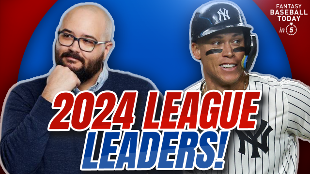 2024 League Leaders! Aaron Judge, Tarik Skubal & More!