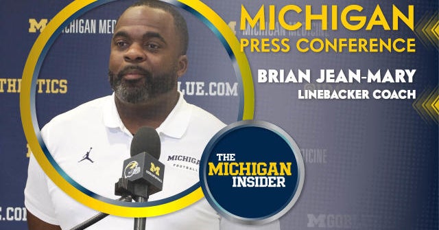 Michigan LB Coach Brian Jean Mary Talks Jaishawn Barham and his ...